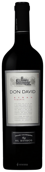 2021 El Esteco Don David Reserve Syrah | Vivino US