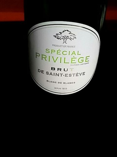 Château Saint Estève d'Uchaux Spécial Privilège Blanc de Blancs Brut ...