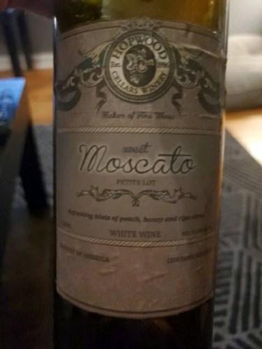 Hopwood Cellars Winery Sweet Moscato | Vivino US