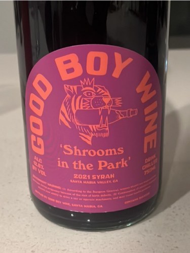 Good Boy Wine Shrooms in the Park Syrah | Vivino US