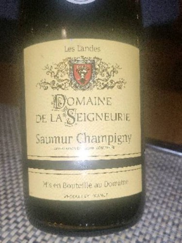 Domaine de la Seigneurie Les Landes Saumur Champigny | Vivino France