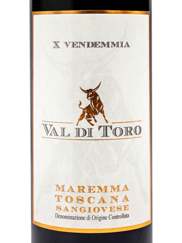 Val di Toro X Vendemmia Maremma Toscana Sangiovese | Vivino Brasil