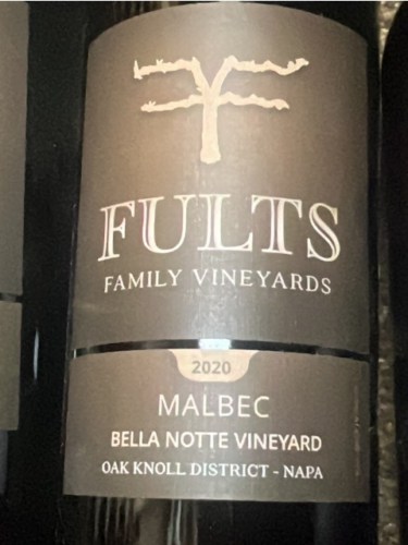 Fults Family Vineyards Bella Notte Vineyard Malbec | Vivino US