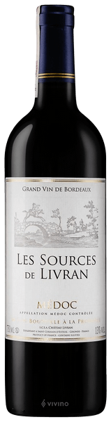 Château Livran Les Sources de Livran Médoc | Vivino English