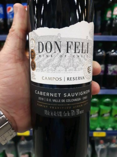 2018 Don Feli Cabernet Sauvignon | Vivino United States