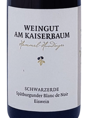 Weingut am Kaiserbaum Schwarzerde Spätburgunder Blanc de Noir Eiswein ...