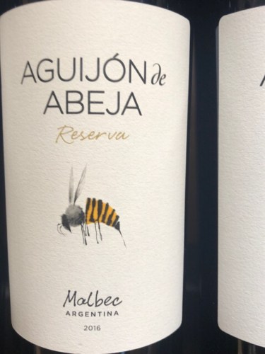 2016 Durigutti Family Winemakers Aguijón de Abeja Reserva Malbec ...