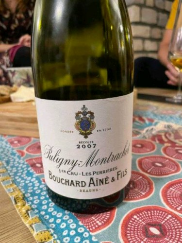 2019 Bouchard Aîné & Fils Puligny-Montrachet 1er Cru 'Les Perrières ...