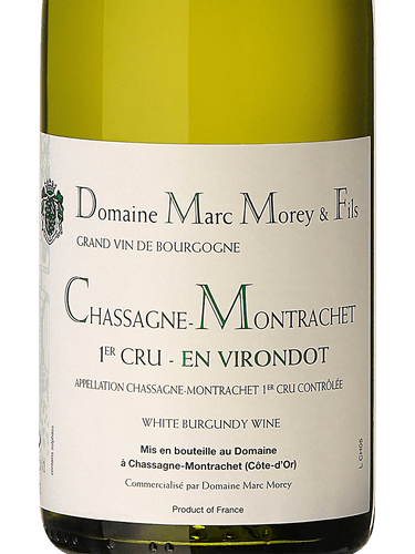 Domaine Marc Morey & Fils Chassagne-Montrachet 1er Cru 'En Virondot ...