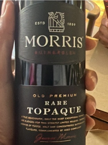 Morris of Rutherglen Old Premium Rare Liqueur Topaque | Vivino US