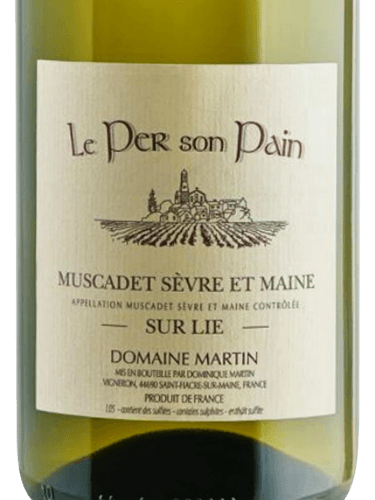 2020 Domaine Martin Le Perd son Pain Muscadet Sèvre et Maine Sur Lie ...