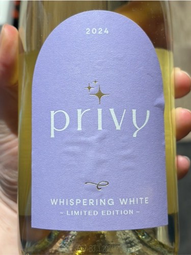 Privato Vineyard & Winery Limited Edition Privy Whispering White ...
