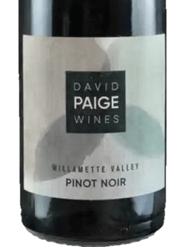 David Paige Wines Pinot Noir | Vivino English