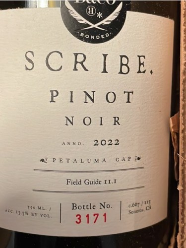 Scribe Pinot Noir | Vivino US