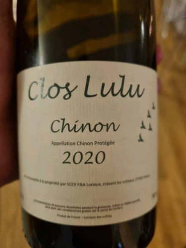 Pascal et Alain Lorieux Clos Lulu Chinon | Vivino France