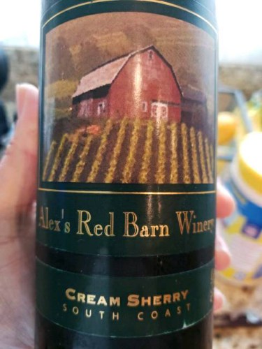Alex's Red Barn Winery Cream Sherry | Vivino US
