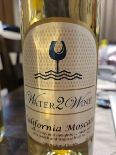 Water 2 Wine International Series Moscato | Vivino US