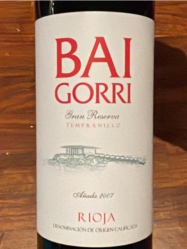 Baigorri Gran Reserva Rioja Tempranillo | Vivino US