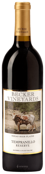 Becker Vineyards Reserve Tempranillo | Vivino English