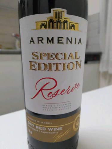 Armenia Wine Reserve Special Edition Red Dry | Vivino US