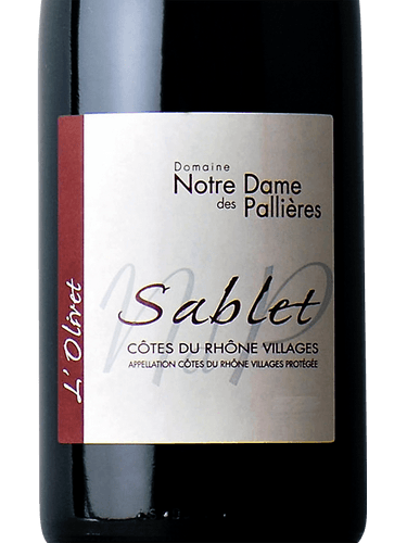 2020 Notre Dame des Pallières Sablet (L'Olivet) | Vivino US