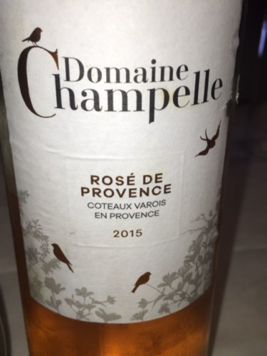 Domaine Champelle Provence Rosé | Vivino US