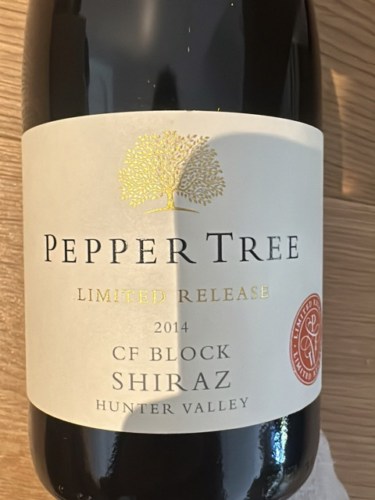 Pepper Tree Limited Release CF Block Shiraz | Vivino Brasil