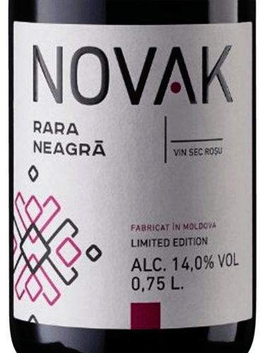 Novak Rara Neagră | Vivino Brasil