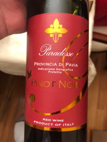 Paradosso Pinot Noir Provincia di Pavia | Vivino English