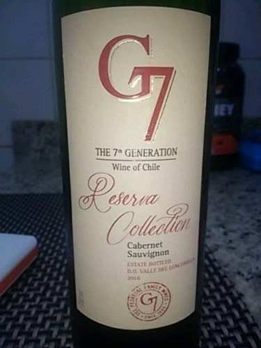 2018 The 7th Generation - G7 Reserva Cabernet Sauvignon | Vivino US