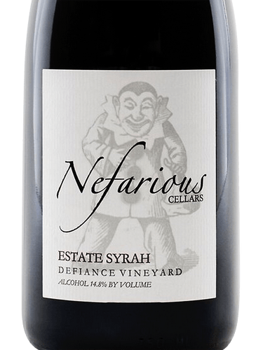 Nefarious Cellars Defiance Vineyard Estate Syrah | Vivino English
