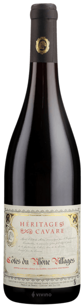 Héritage Cavare Côtes-du-Rhône-Villages | Vivino US