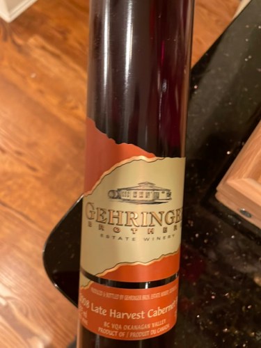 Gehringer Brothers Signature Series Cabernet Franc Late Harvest | Vivino US