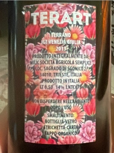 Milič Terart Terrano | Vivino US