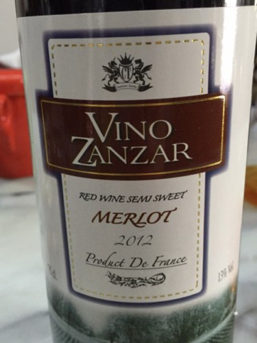 Zanzar Semi Sweet Red Merlot | Vivino Canada