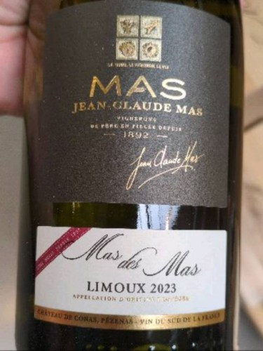 Jean Claude Mas Mas Mas des Mas Limoux | Vivino France