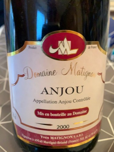 Domaine Matignon Anjou | Vivino US