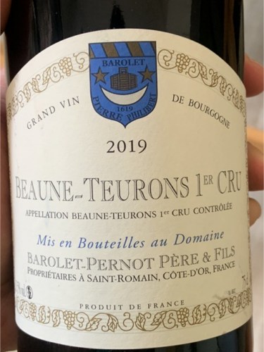 Barolet Pernot Père & Fils Beaune Teurons 1er Cru | Vivino US