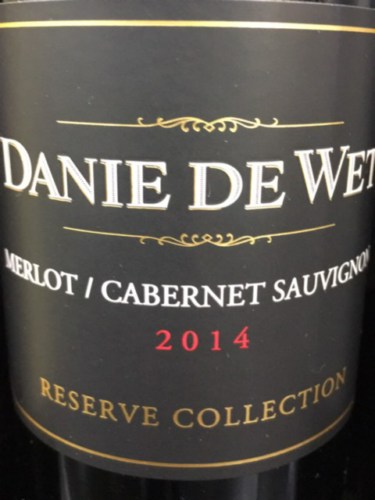 De Wetshof Danie de Wet Reserve Collection Merlot - Cabernet Sauvignon ... De Wetshof Danie de Wet Reserve Collection Merlot - Cabernet Sauvignon ...