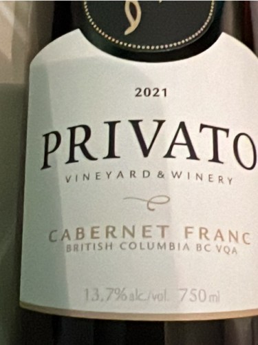 Privato Vineyard & Winery Cabernet Franc | Vivino US