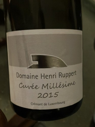 Domaine Henri Ruppert Cuvée Millésime Crémant de Luxembourg | Vivino US