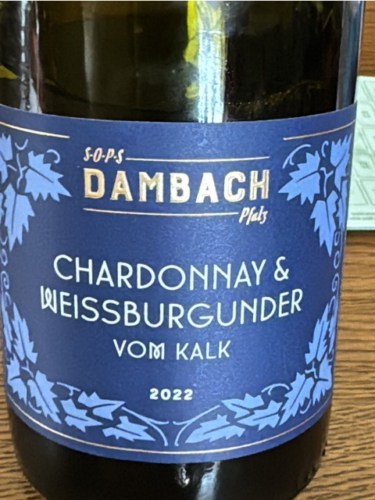 Dambach - S. O. P. S Chardonnay - Weissburgunder Vom Kalk | Vivino US