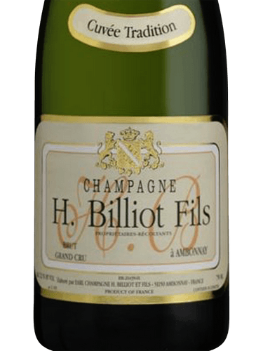 N.V. H. Billiot & Fils Cuvée Tradition Champagne Grand Cru 'Ambonnay' | Vivino