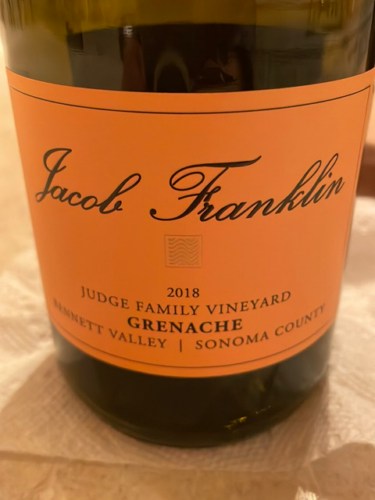 Jacob Franklin Judge Family Vineyard Grenache | Vivino US