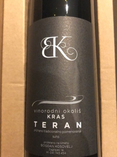 Kosovelj Kras Teran | Vivino US