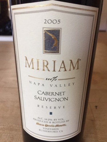 Mario Perelli - Minetti Miriam Reserve Cabernet Sauvignon | Vivino US