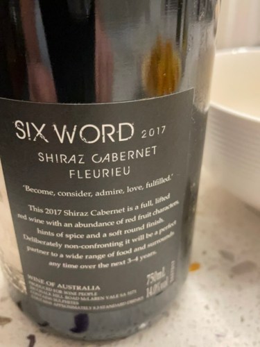 Six Word Shiraz - Cabernet | Vivino US