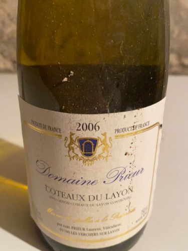 Laurent Prieur Coteaux du Layon | Vivino US
