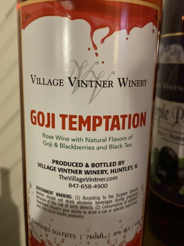 Village Vintner Winery Goji Temptation | Vivino US