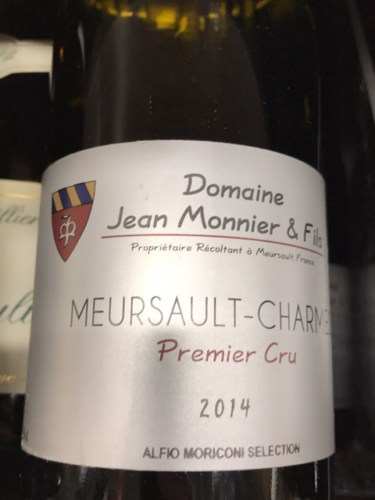 Domaine Jean Monnier & Fils Alfio Moriconi Selection Meursault-Charmes ...